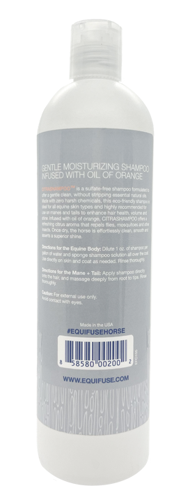 EquiFUSE Citra Sulfate Free + Moisturizing Shampoo